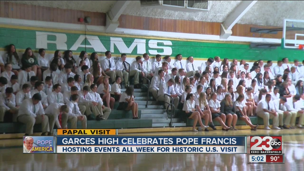 Garces High School celebrates Pope Francis week - YouTube