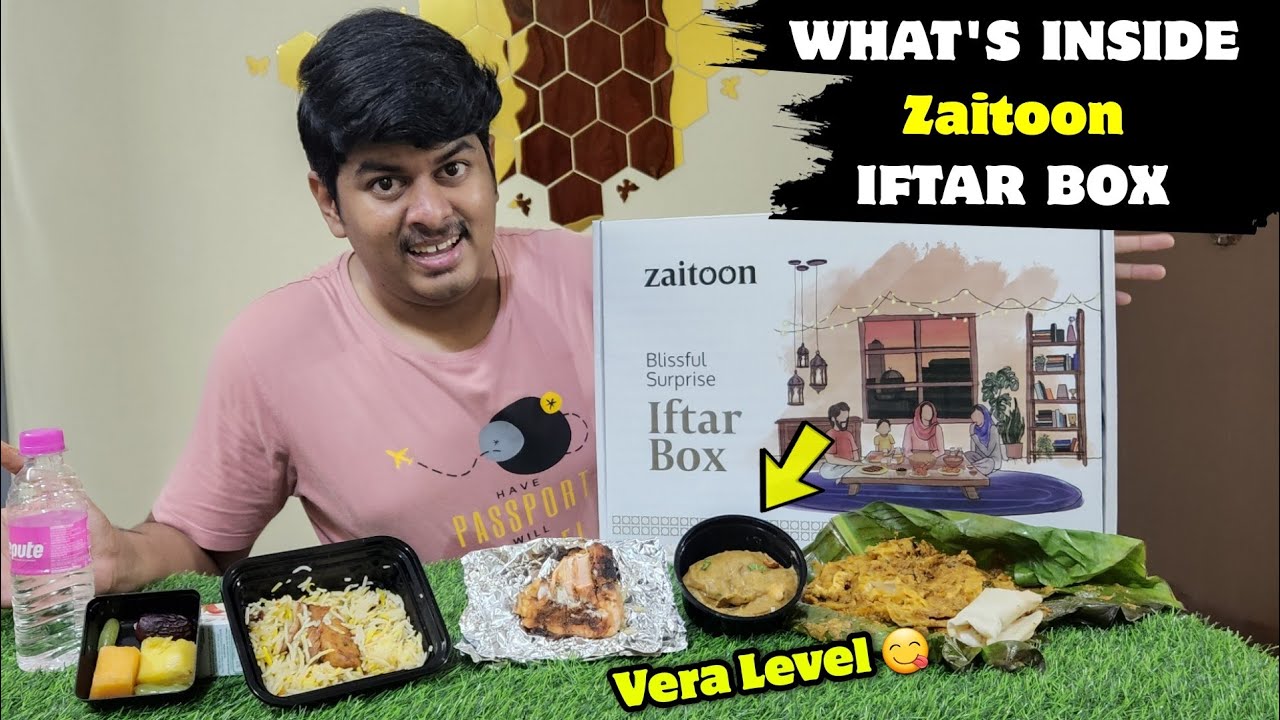 What's Inside Rs.449 Zaitoon Iftar Box 2022 🔥 | Haleem 😋 - Iftar Box ...