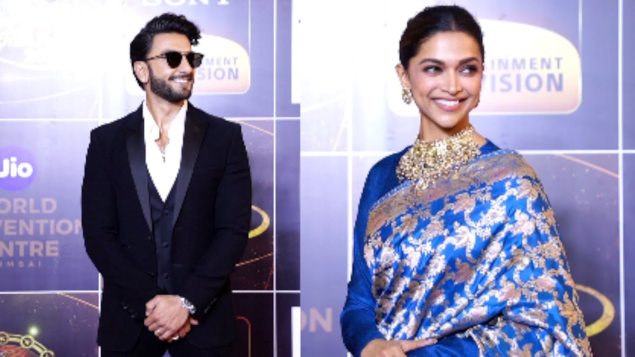 Deepika Padukone-Ranveer Singh attend Umang Awards 2023 - YouTube