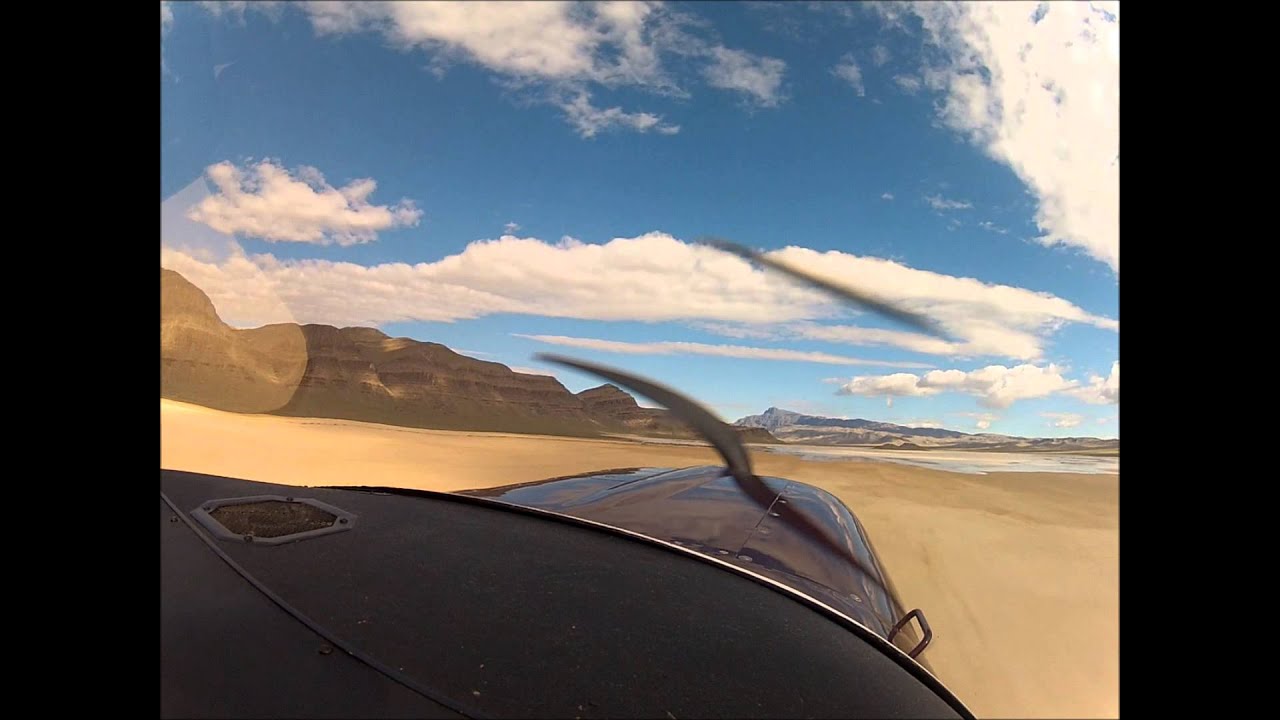 Utah IBEX Dry Lake Bed Airstrip Back Country Flight - YouTube