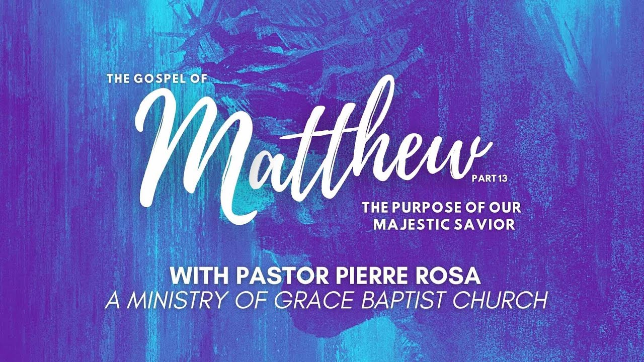 Sermon: The Arrest of Jesus (Matthew 26:47-56) - YouTube