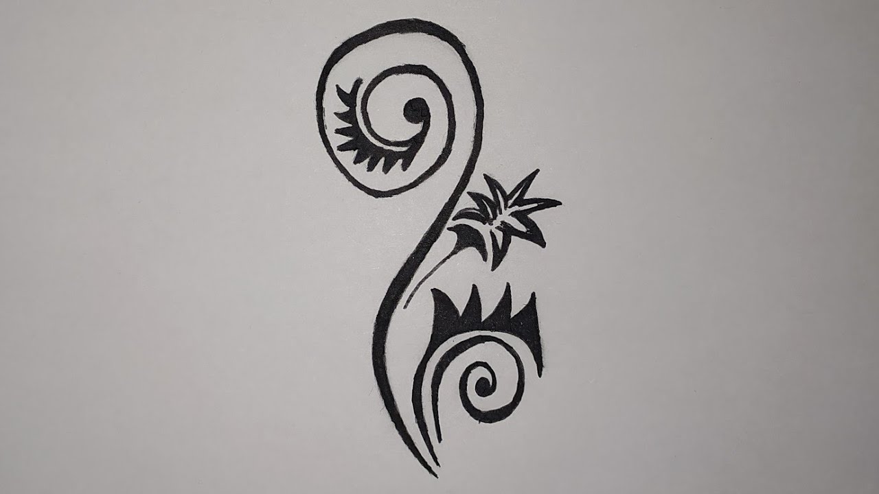 Rəsm - Naxış Necə Çəkilir - How to Draw Pattern - YouTube