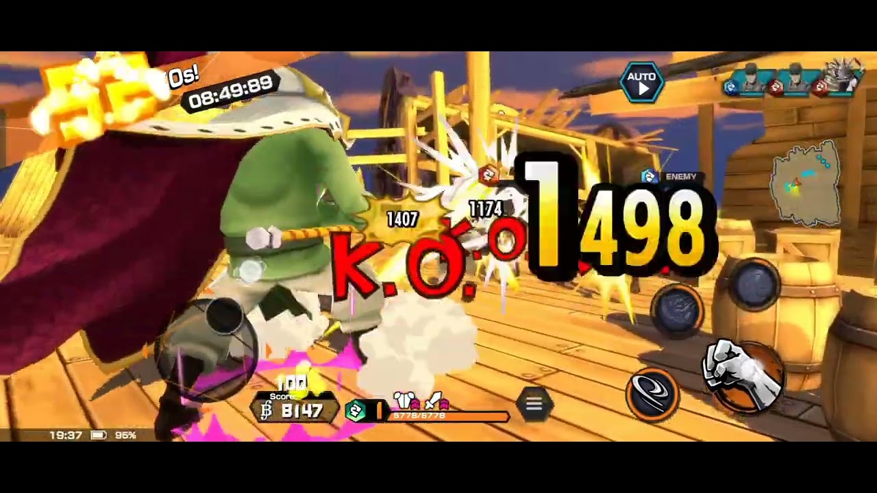 Roger's Rival Edward Newgate Survival 100 Gameplay | One Piece Bounty ...