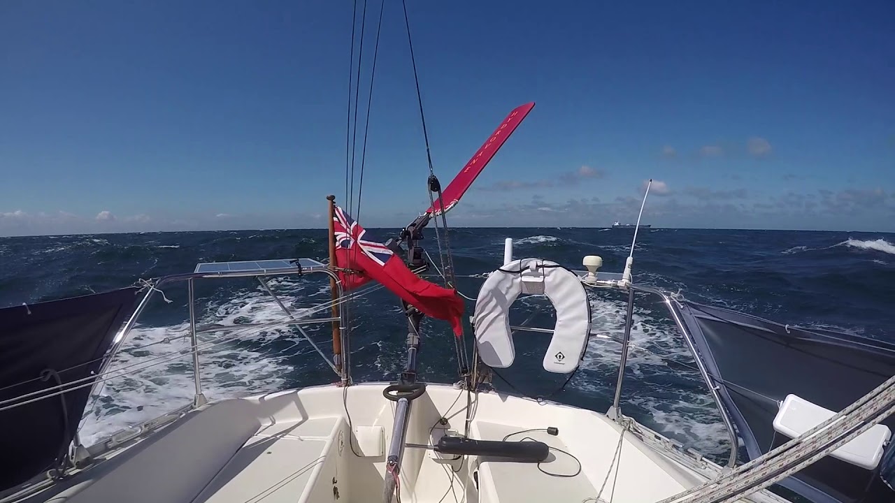 Sigma 33 sailing Harwich - Oostende - Dunkirk GoPro footage 2019 - YouTube