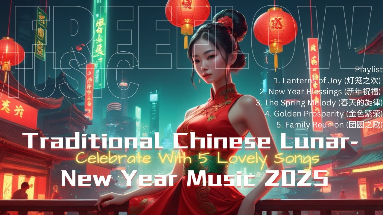 FreeFlow Music: Traditional Chinese Lunar New year Music 2025 | 5 ...