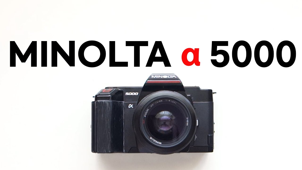 Minolta α 5000 film camera - YouTube