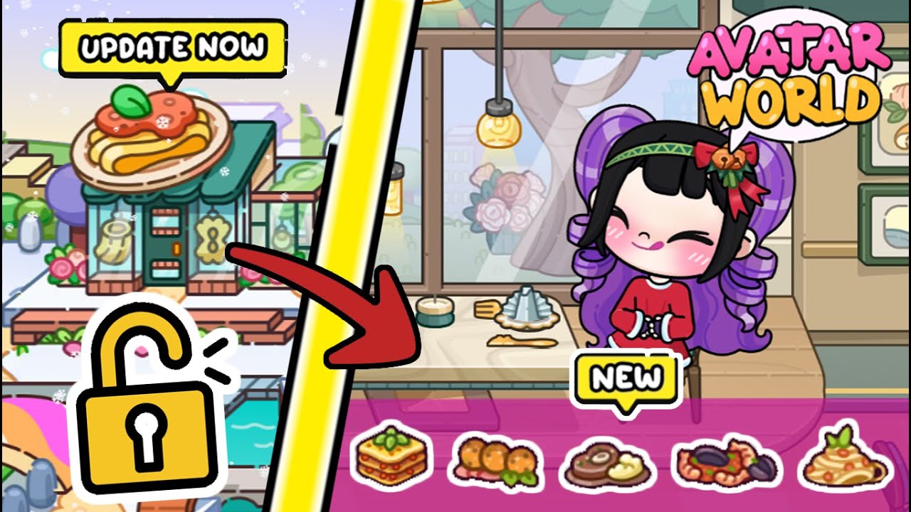 DESBLOQUEO EL NUEVO RESTAURANTE A AVATAR WORLD - YouTube