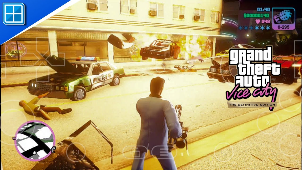 GTA Vice City (Definitive Edition) on Android | Winlator Emulator Test ...