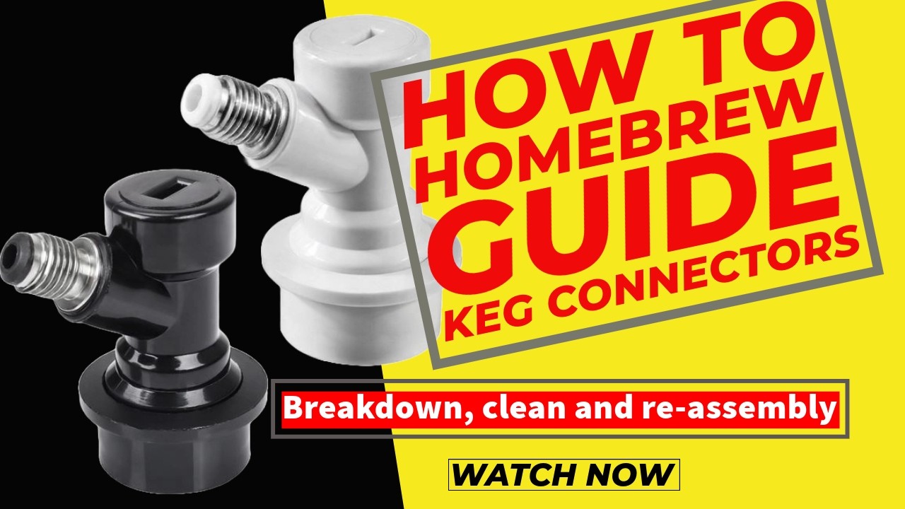 Corney Keg Connectors / Ball Lock Connectors - Breakdown and Reassembly ...