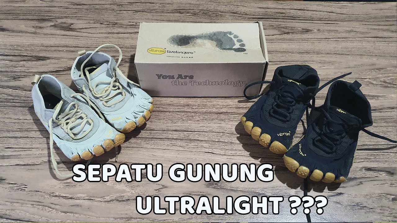 SEPATU GUNUNG ULTRALIGHT TERBAIK ?? || Vibram FiveFingers V-Trek - YouTube