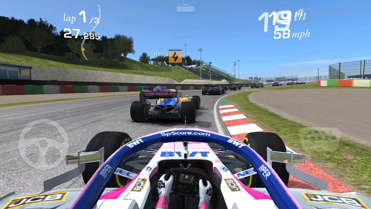 REAL RACING 3 - F1 - GAME RACING MOBILE - GAMEPLAY - YouTube