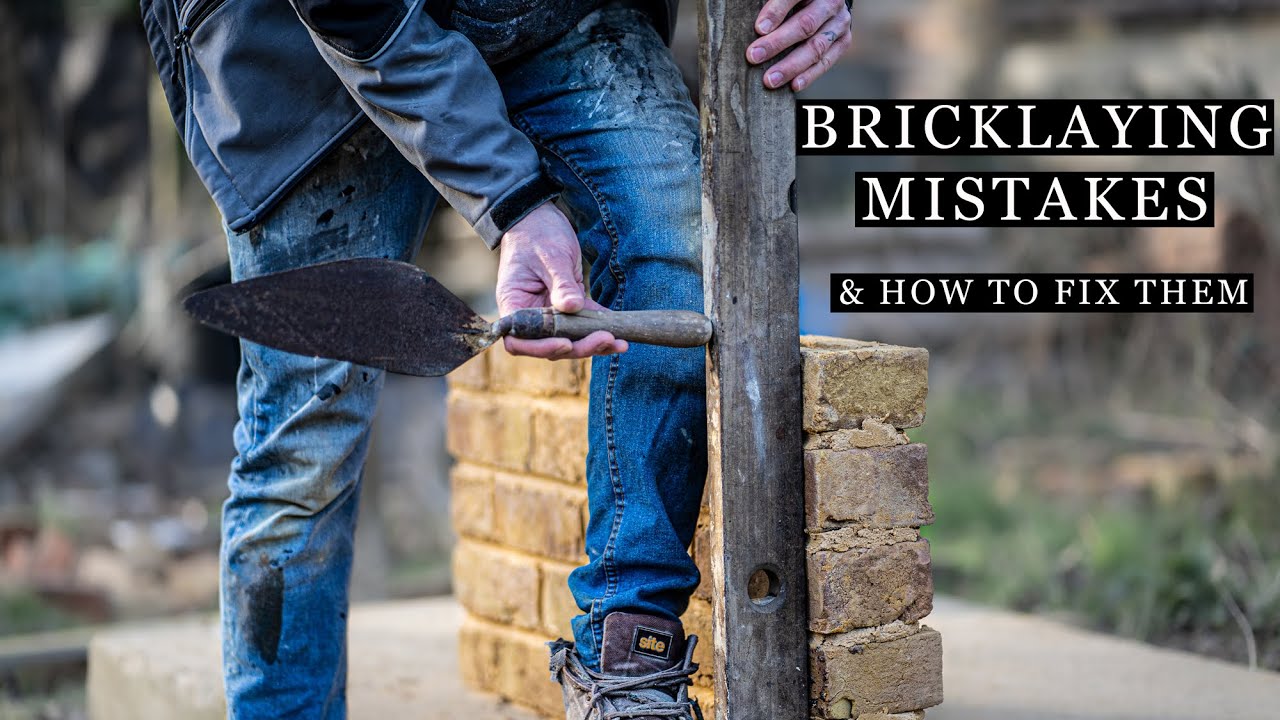 TOP 5 BRICKLAYING MISTAKES + How to fix them - YouTube