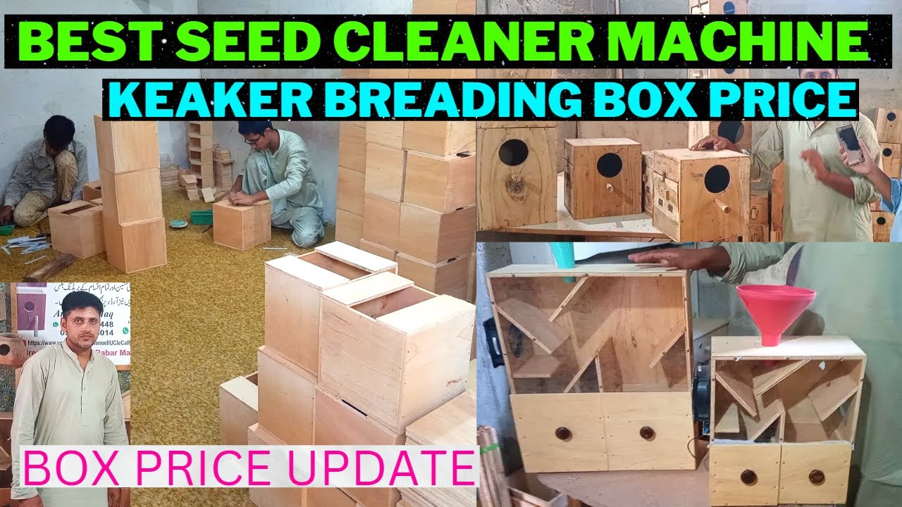 Seed Cleaner Machine & Breeding Box For Macaw \ Ringneck \ Grey parrot ...