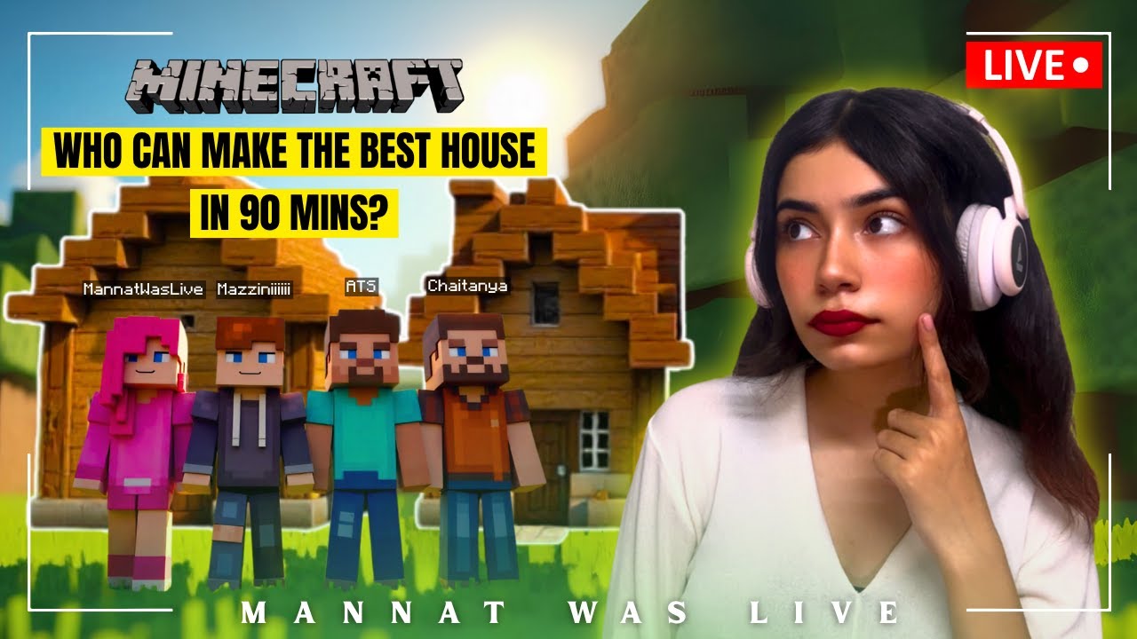 Who Will Build the BEST House in 90 Minutes?! 🏡 | Minecraft Squad ...