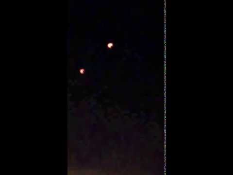 Strange red orb lights captured July 4th 2015 - YouTube