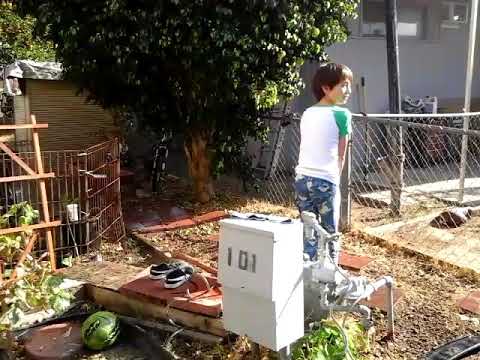 I found a guy on my yard?! - YouTube