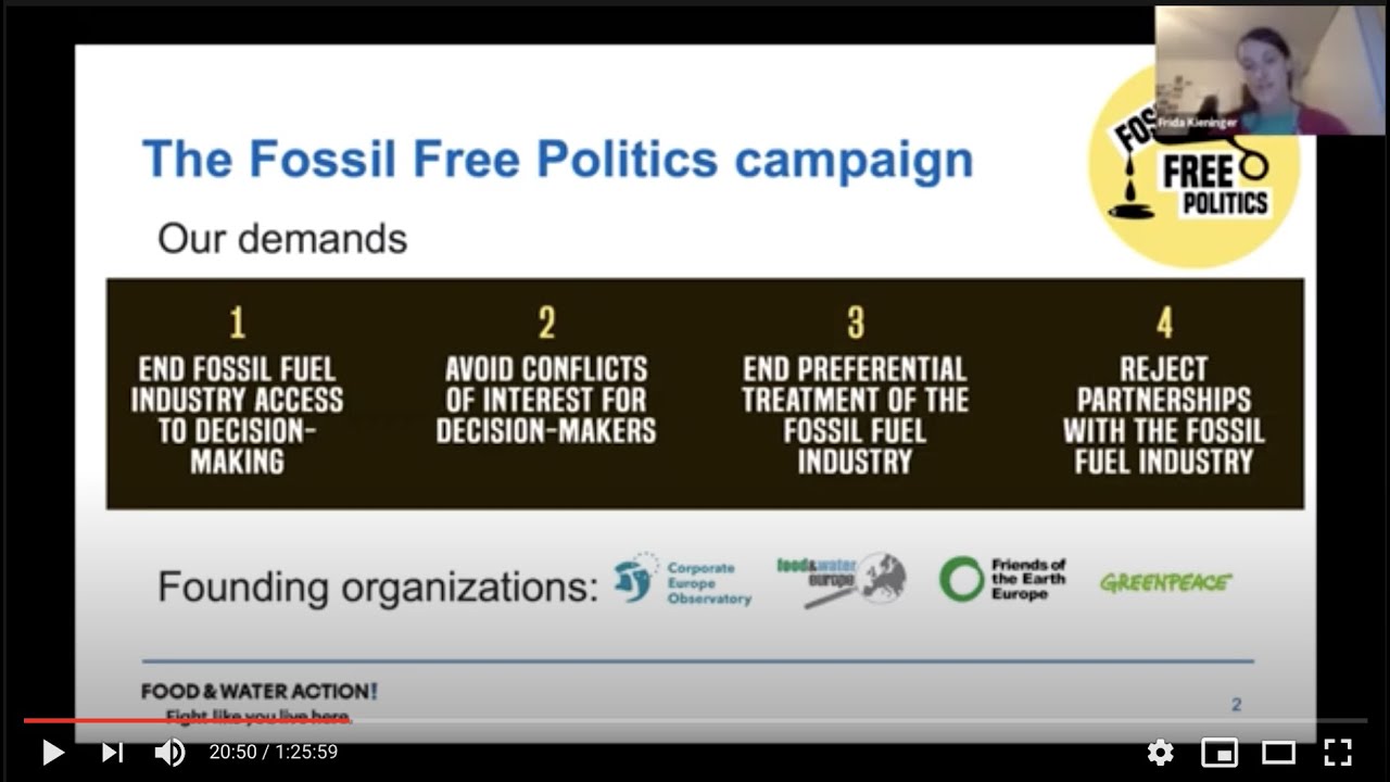 Fossil Free Politics Public Debate - YouTube