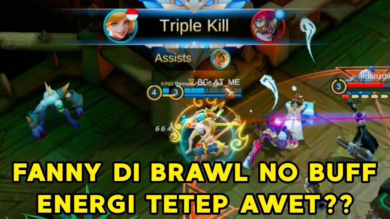 FANNY DI BRAWL NO BUFF ENERGI TETEP AWET?? - YouTube