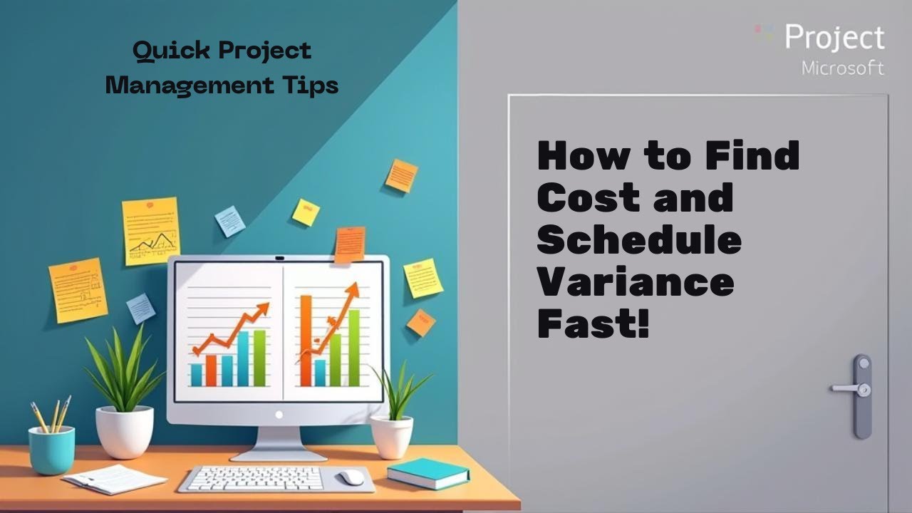 How to Find Cost and Schedule Variance in Microsoft Project Fast! - YouTube