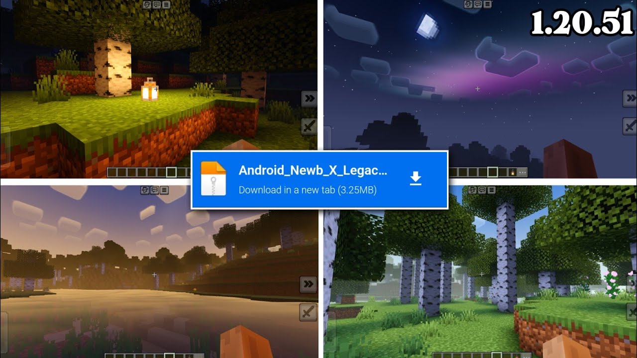 NewB Shader For Minecraft PE 1.20.51 [Patched] Best Shader For MCPE ...