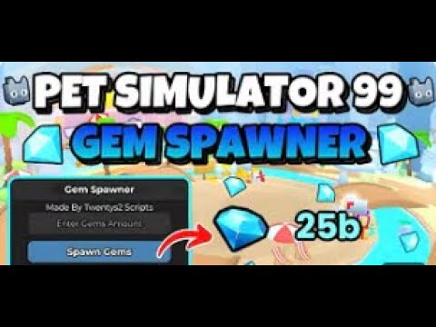 NEW!💎 PET SIMULATOR 99 GEM SPAWNER SCRIPT ｜ EASIEST GEMS!⭐️ - YouTube