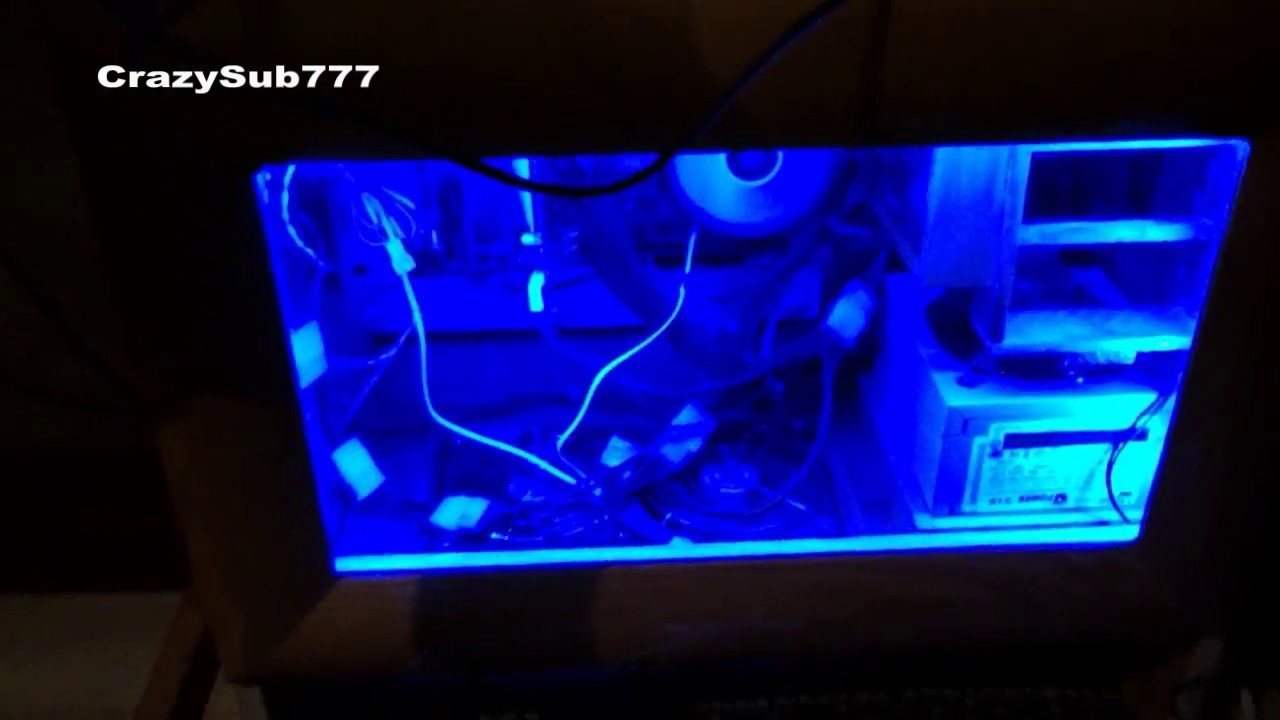 Pc case lighting - YouTube