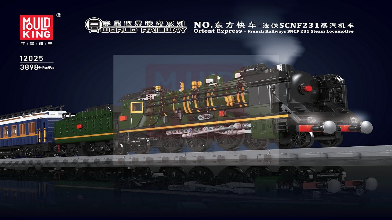 Mould King instructions - Mould King Train - 12025 - Orient Express ...
