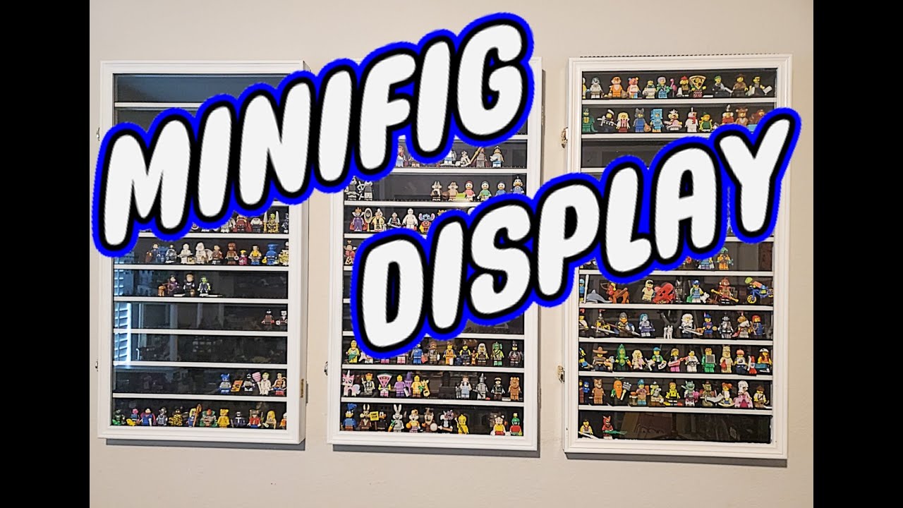 LEGO minifig display case update - YouTube