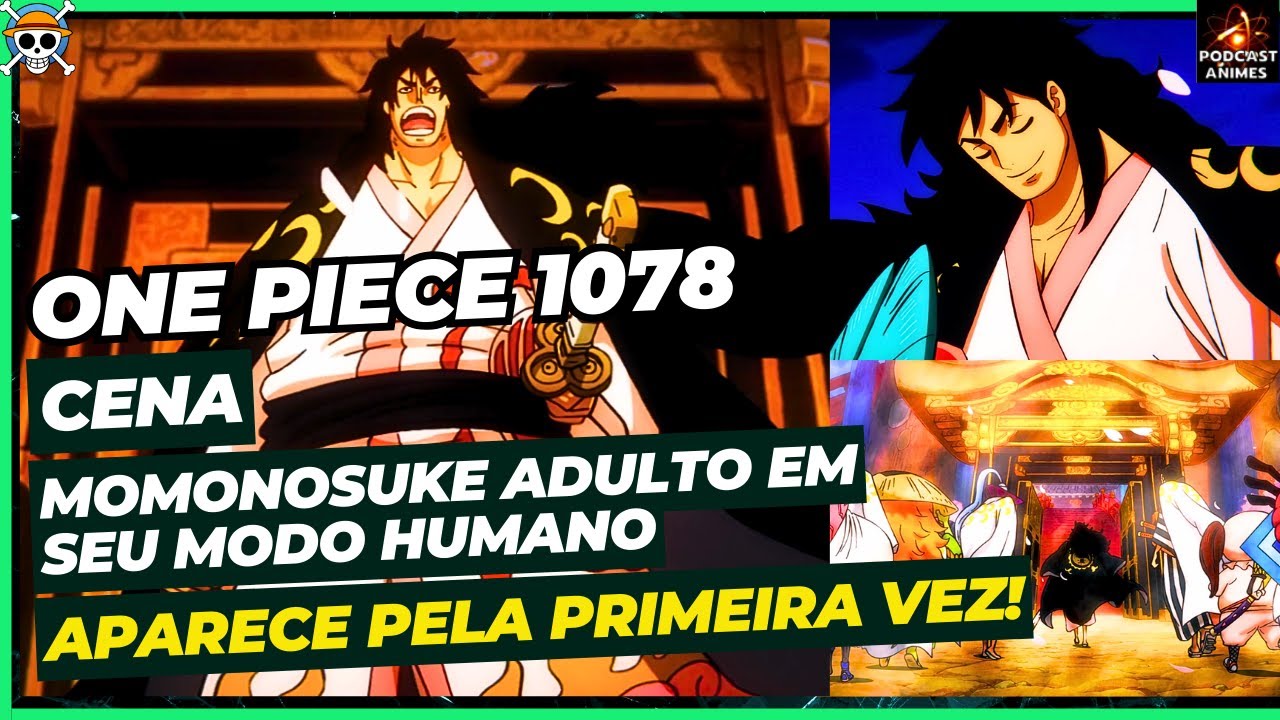 MOMONOSUKE ADULTO APARECE PELA PRIMEIRA VEZ EM SUA FORMA HUMANA! - ONE ...