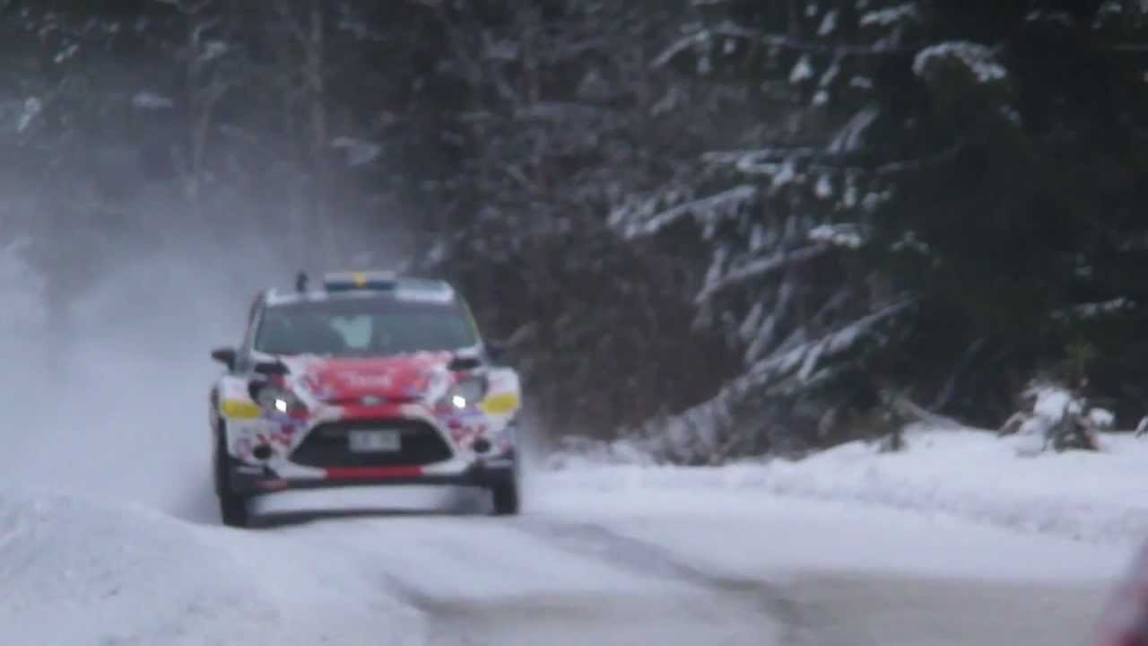 WRC Rally Cars On Ice Road. - YouTube