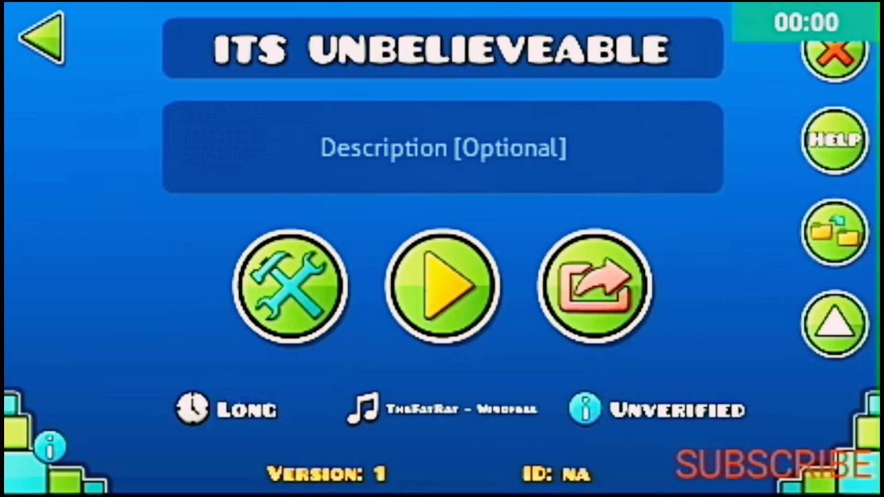 GEOMETRY DASH(THE UNBELIEVABLE) - YouTube
