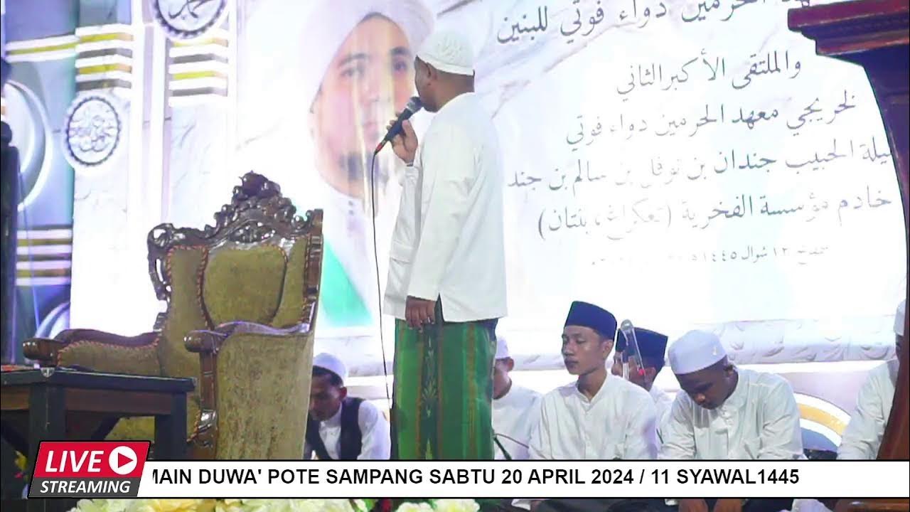 Live Stream Ponpes Al Haramain Duwa' Pote 2024 2 malam - YouTube