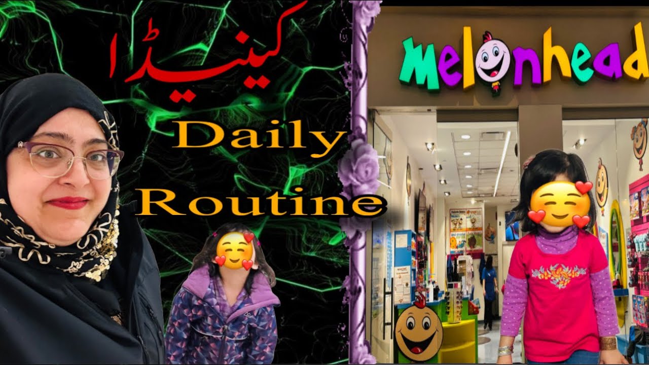 Canada daily life vlog of Pakistani single mom || First haircut at melonhead ||AyeshAyat daily ...