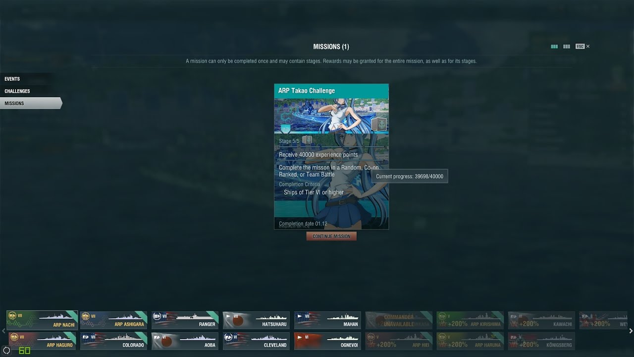 World Of Warships - Unlocking ARP Takao With Arp Nachi - YouTube