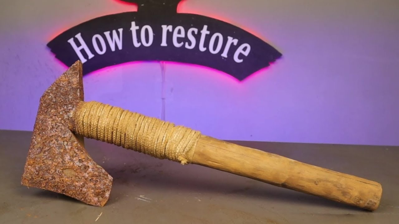 Crafting Unique Axe from the Handmade Cheapest Axe - Time lapse video ...