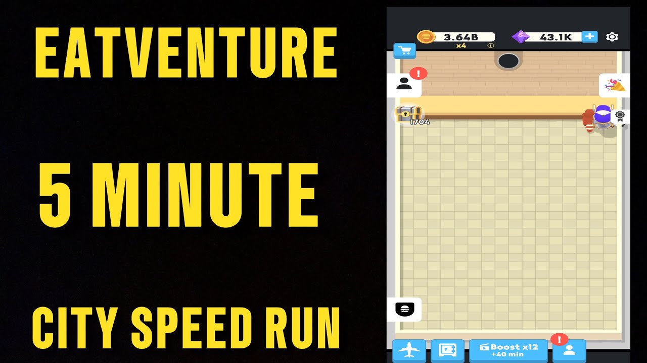 Eatventure: Completing a city in 5 minutes - YouTube