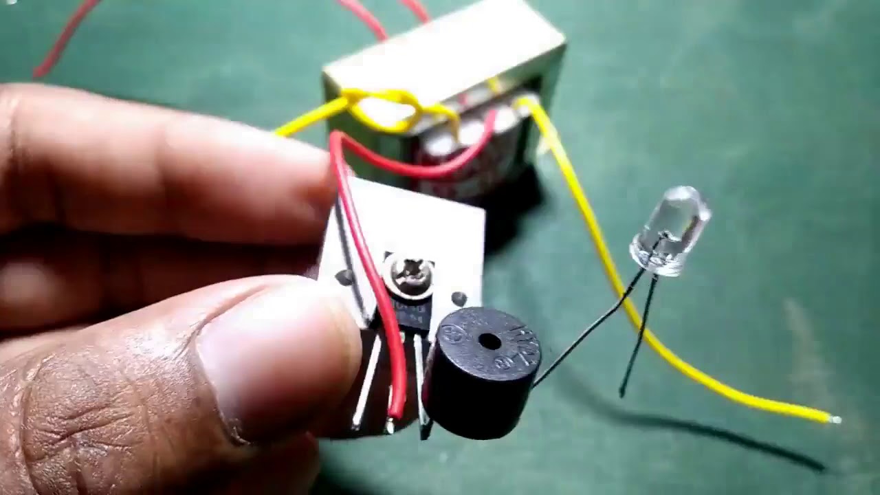 DIY inverter circuit using RGB LED - YouTube