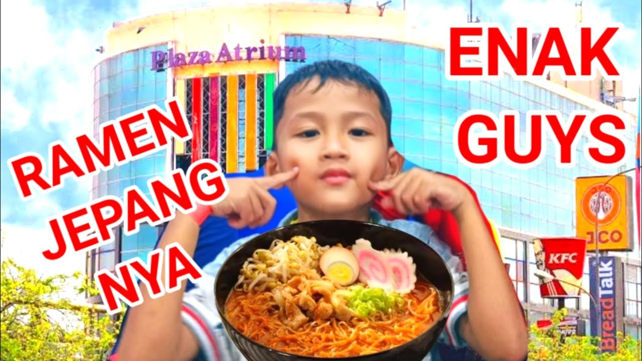 Mukbang RAMEN JEPANG Di PLAZA ATRIUM SENEN JAKARTA - YouTube