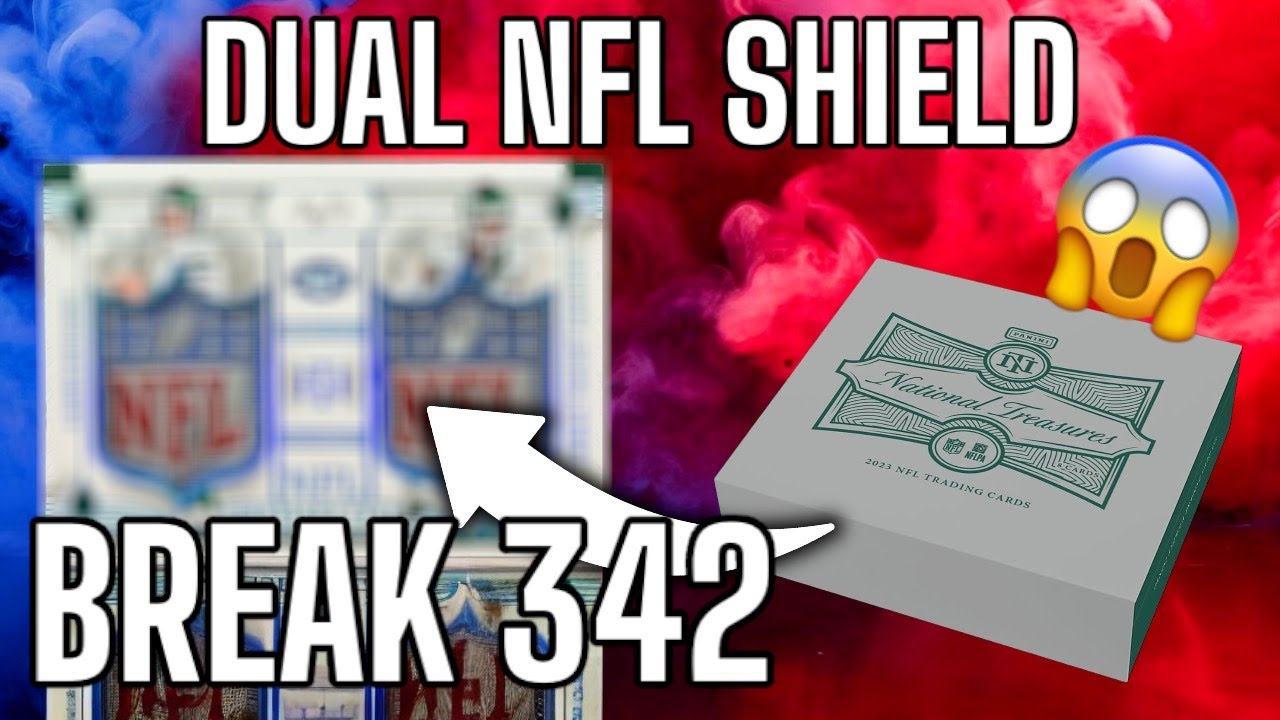 Dual NFL SHIELD 1/1 Pulled! - Break #342- 2023 National Treasures Hobby ...