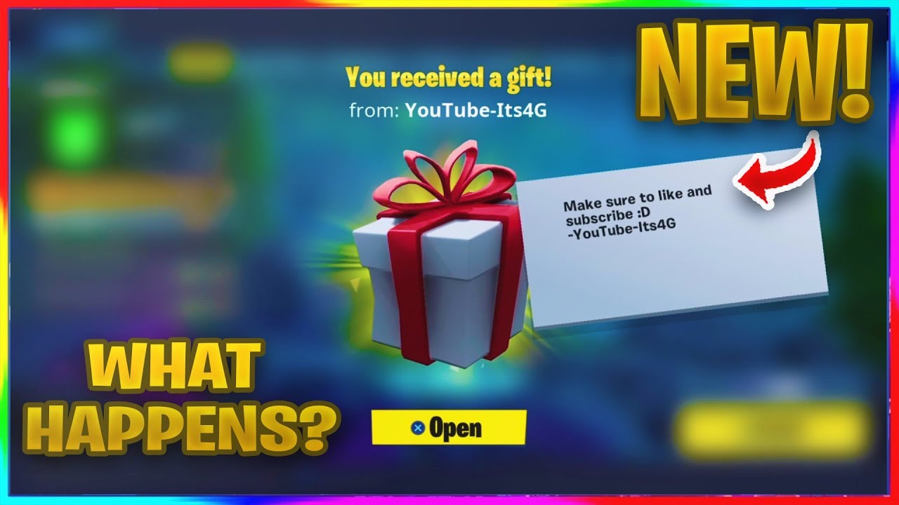 *NEW* WHAT HAPPENS WHEN YOU GIFT A SKIN IN FORTNITE?! | How To Gift a ...