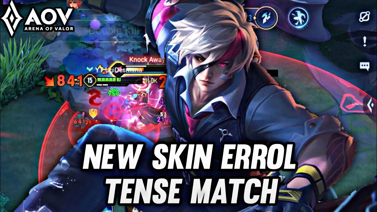 NEW SKIN ERROL ROWDY RACKET GAMEPLAY - ARENA OF VALOR - YouTube
