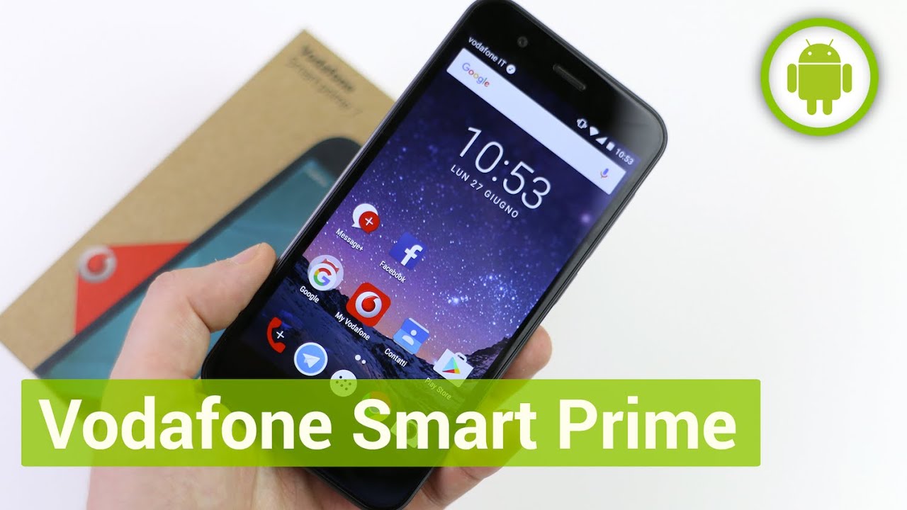 Vodafone Smart Prime (2016), recensione in italiano - YouTube