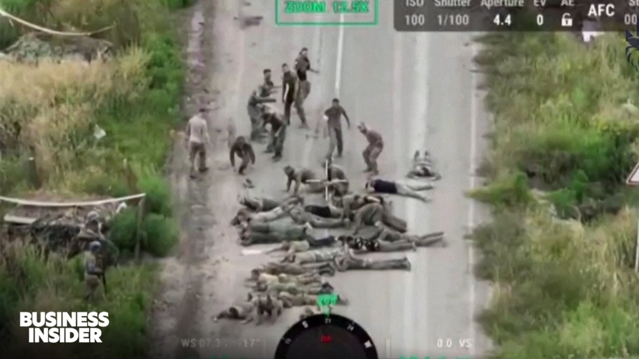 Ukraine Releases Video Of Russian Troops Surrendering After A Surprise ...