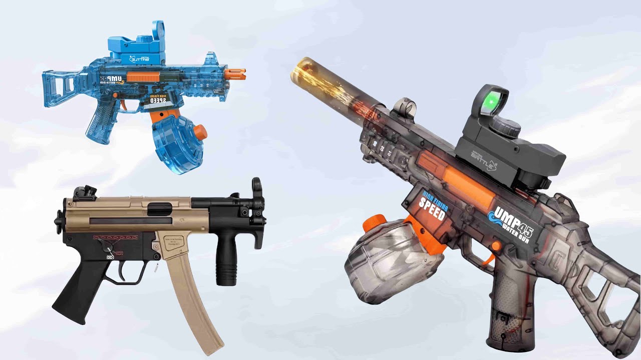 Realistic MP5 Water Bead Gun & Stylish Water Gun Unboxing! Full Review ...