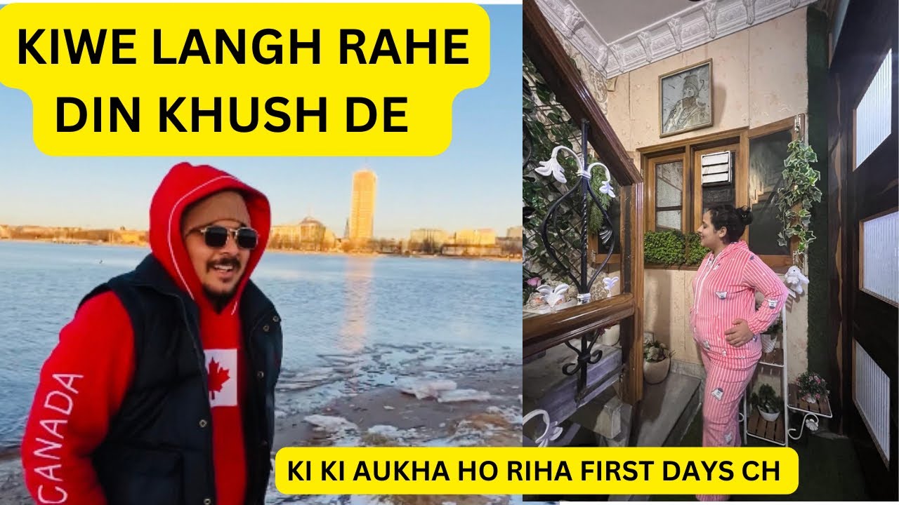 KIWE LANGH RAHE KHUSH DE DIN😭||KI KI AUKHA HO RIHA MENU EUROPE CH 🇪🇺 ...