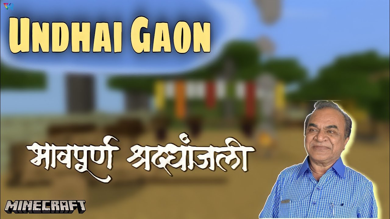 Nattukaka's Undhai Gaon🏡 In Minecraft - YouTube
