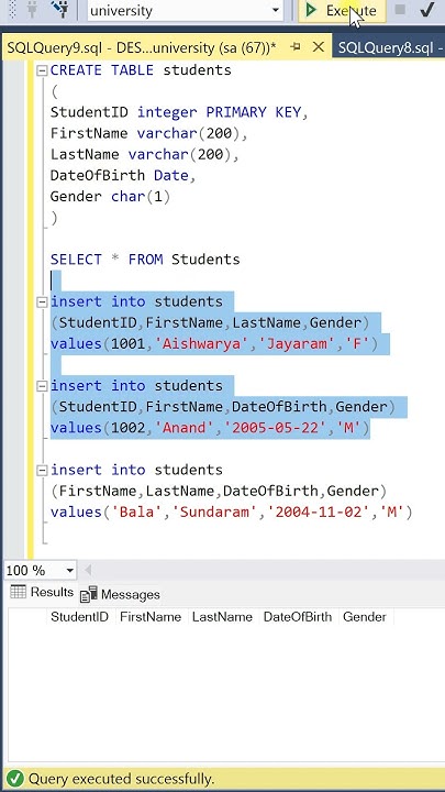 Test Your Sql Skills Shorts Constraints Youtube