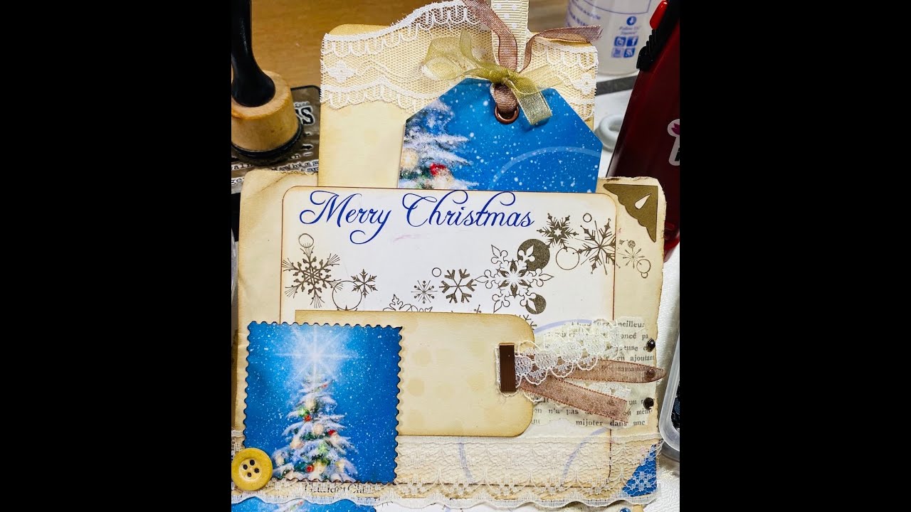 Upcycle Recycle Greeting Cards Pockets - Spectrum Art - YouTube