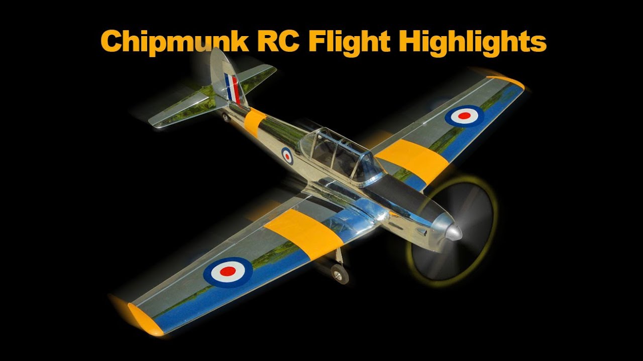 Chipmunk RC Flight Highlights - YouTube
