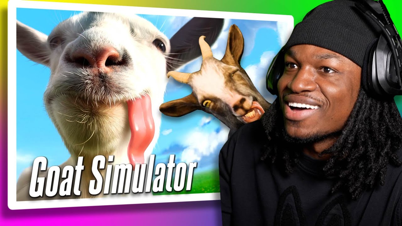 I played Goat Simulator for the first time and I love it !! - YouTube